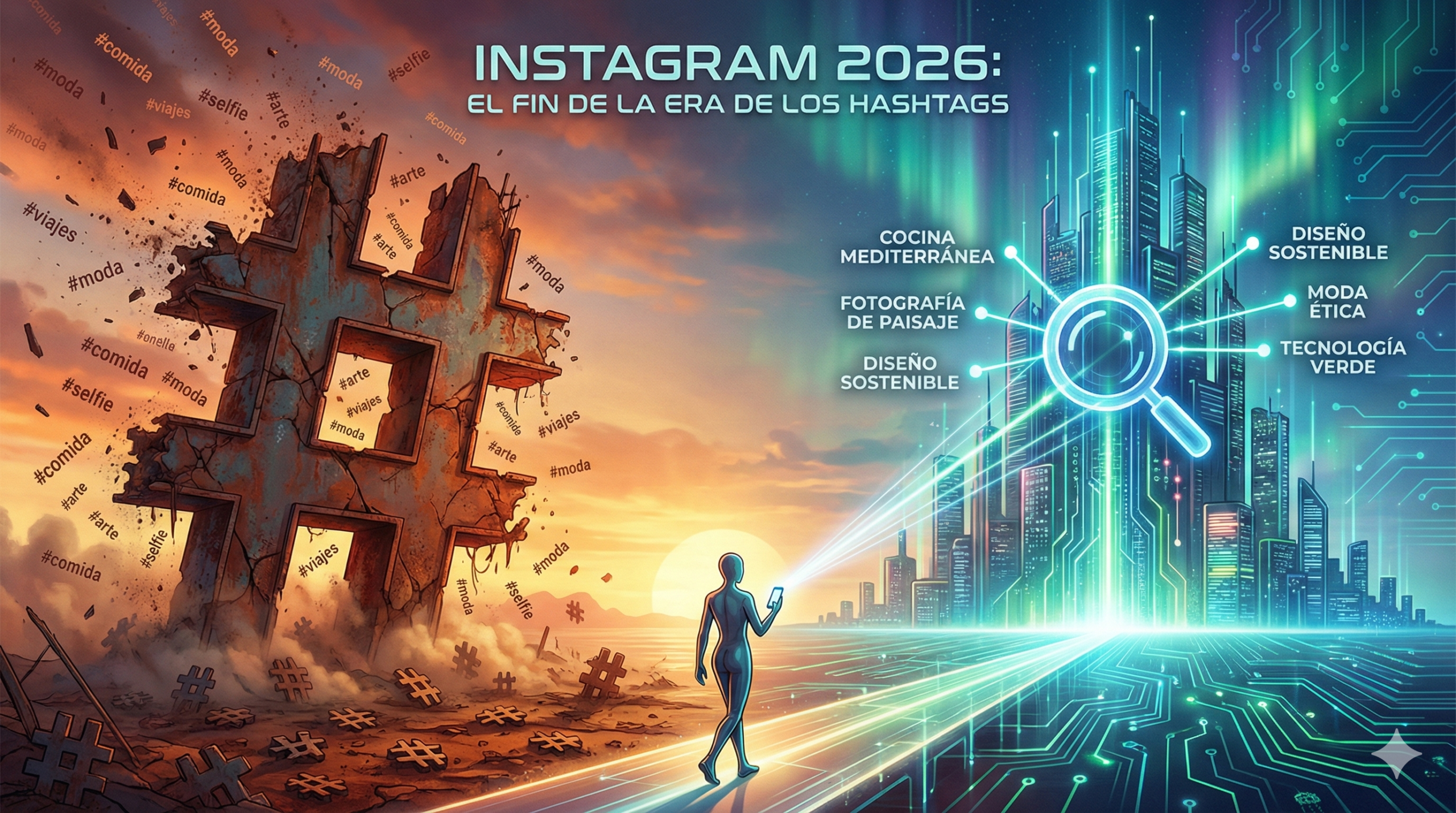Instagram 2026: El fin de la era de los Hashtags (y el nacimiento de ...